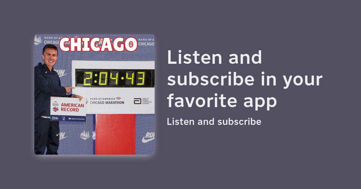 Chicago Marathon + Conner Mantz on His American Record | Femke Bol ...
