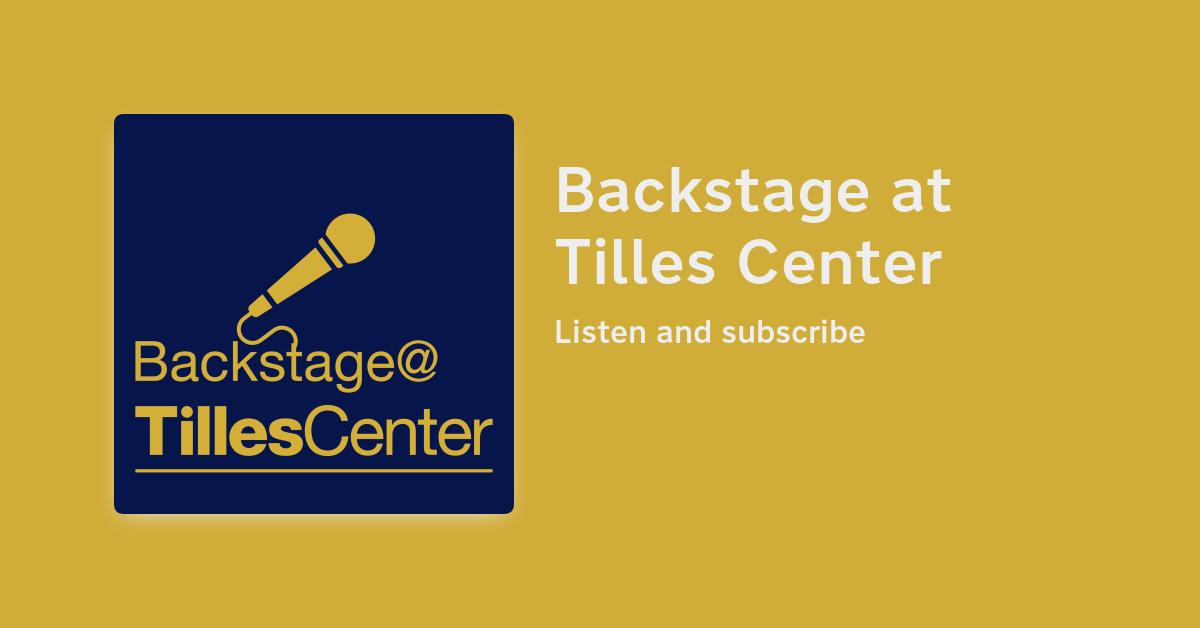 Backstage at Tilles Center