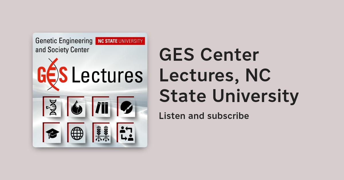 GES Center Lectures, NC State University
